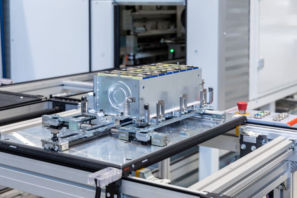 Li-Ion battery assembly lines for energy storage systems