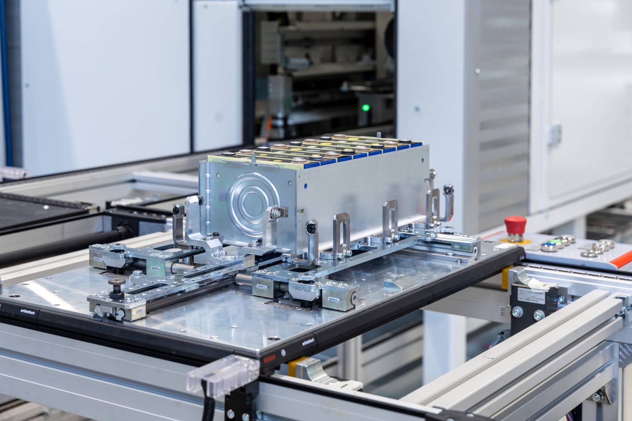 Li-Ion battery assembly lines for energy storage systems