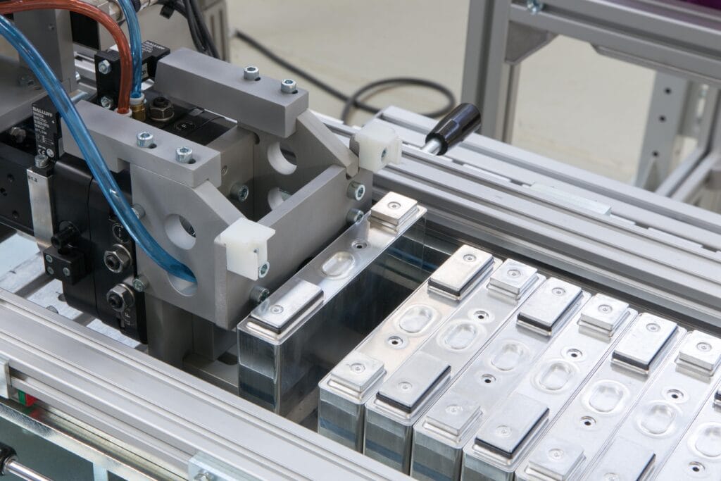 Li-Ion battery assembly lines for energy storage systems