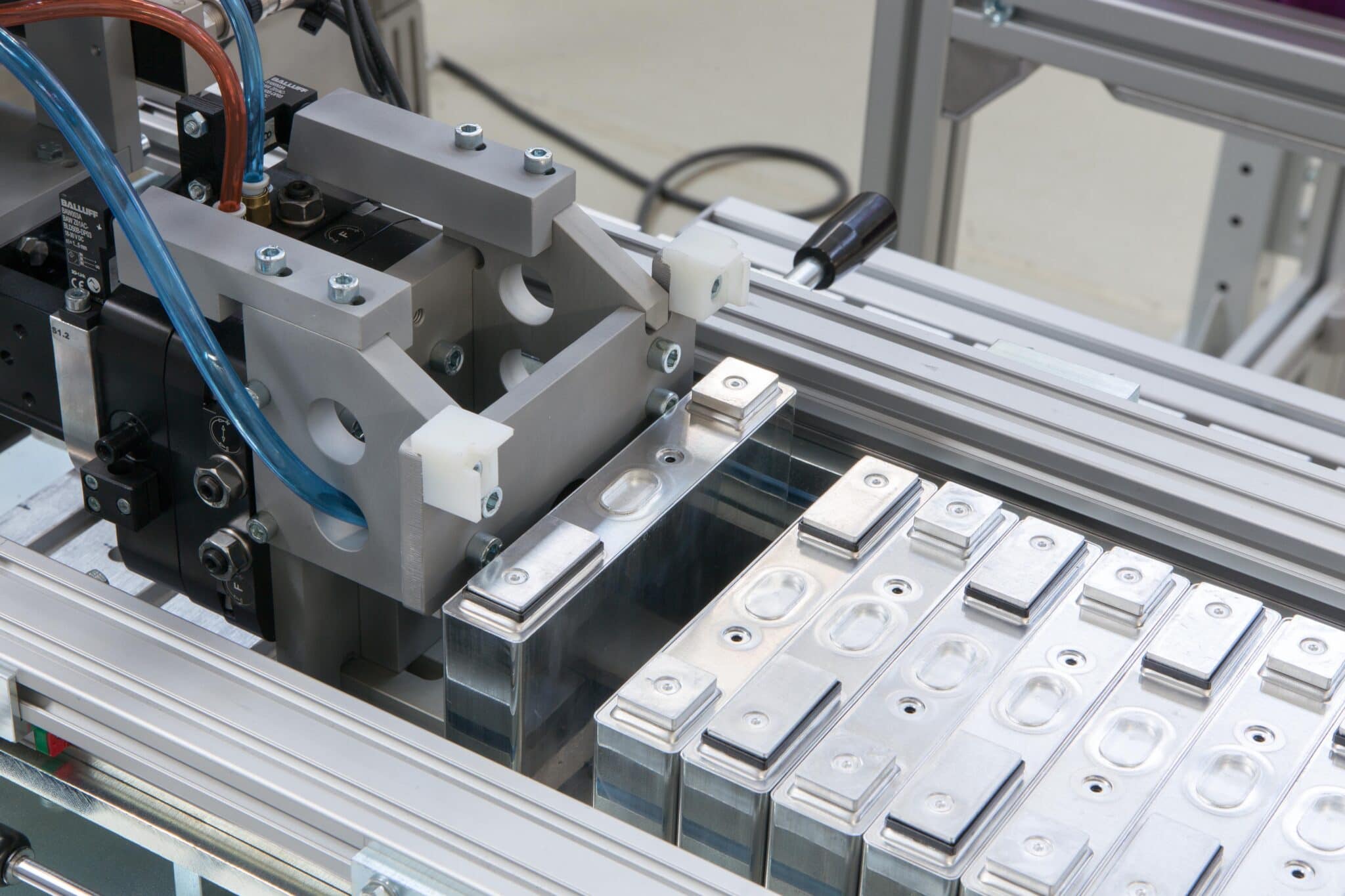 Li-Ion battery assembly lines for energy storage systems